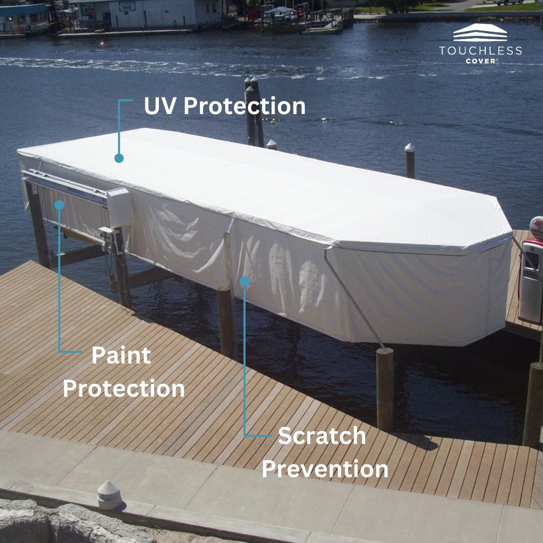 Keep Your Boat Spider-Free - The Touchless Cover®